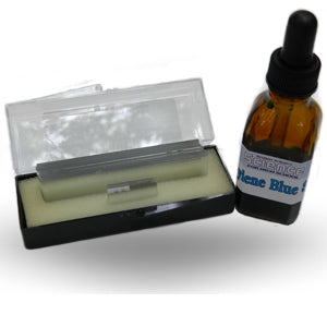Science for High School's Blank Slides and Methylene Blue Stain